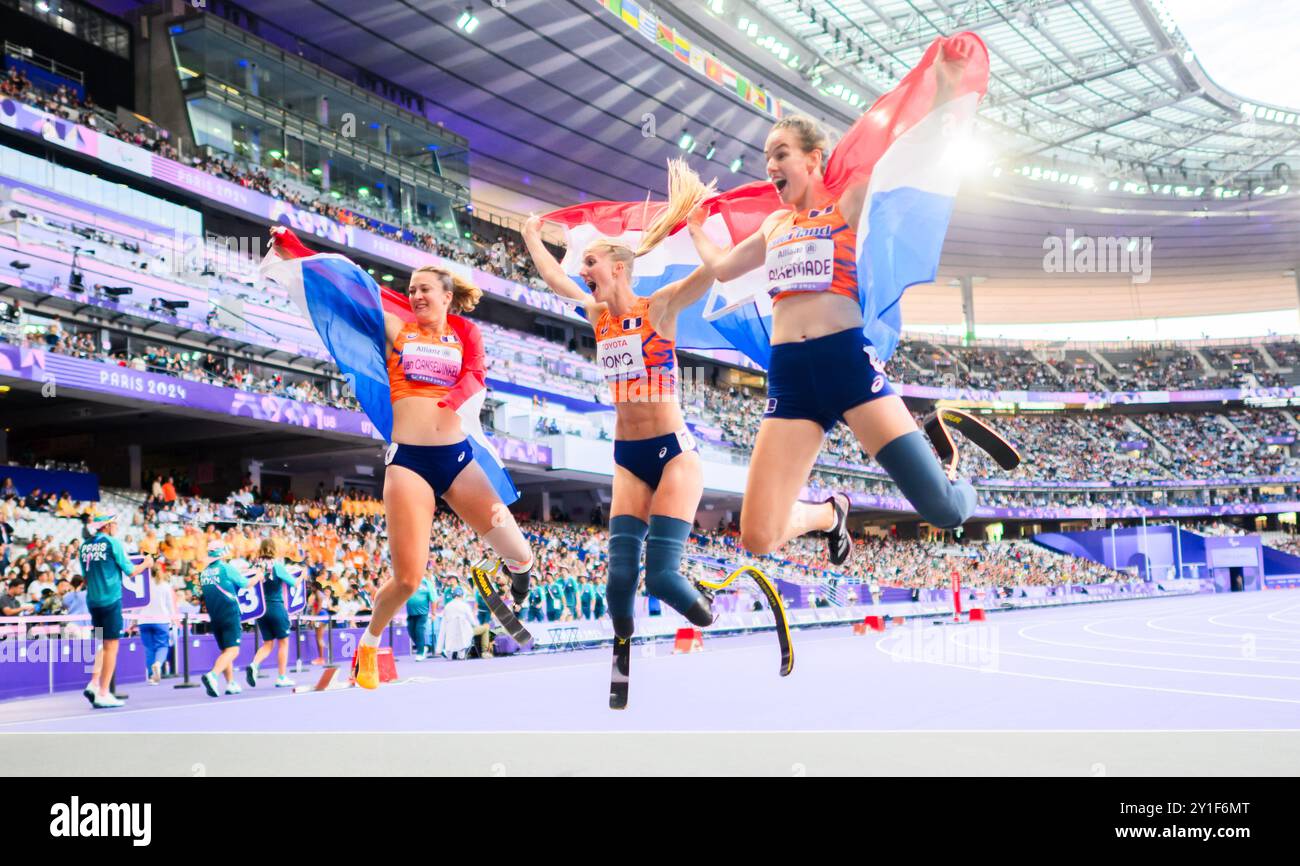Paris, France. 06th Sep, 2024. Paralympics, Paris 2024, athletics ...