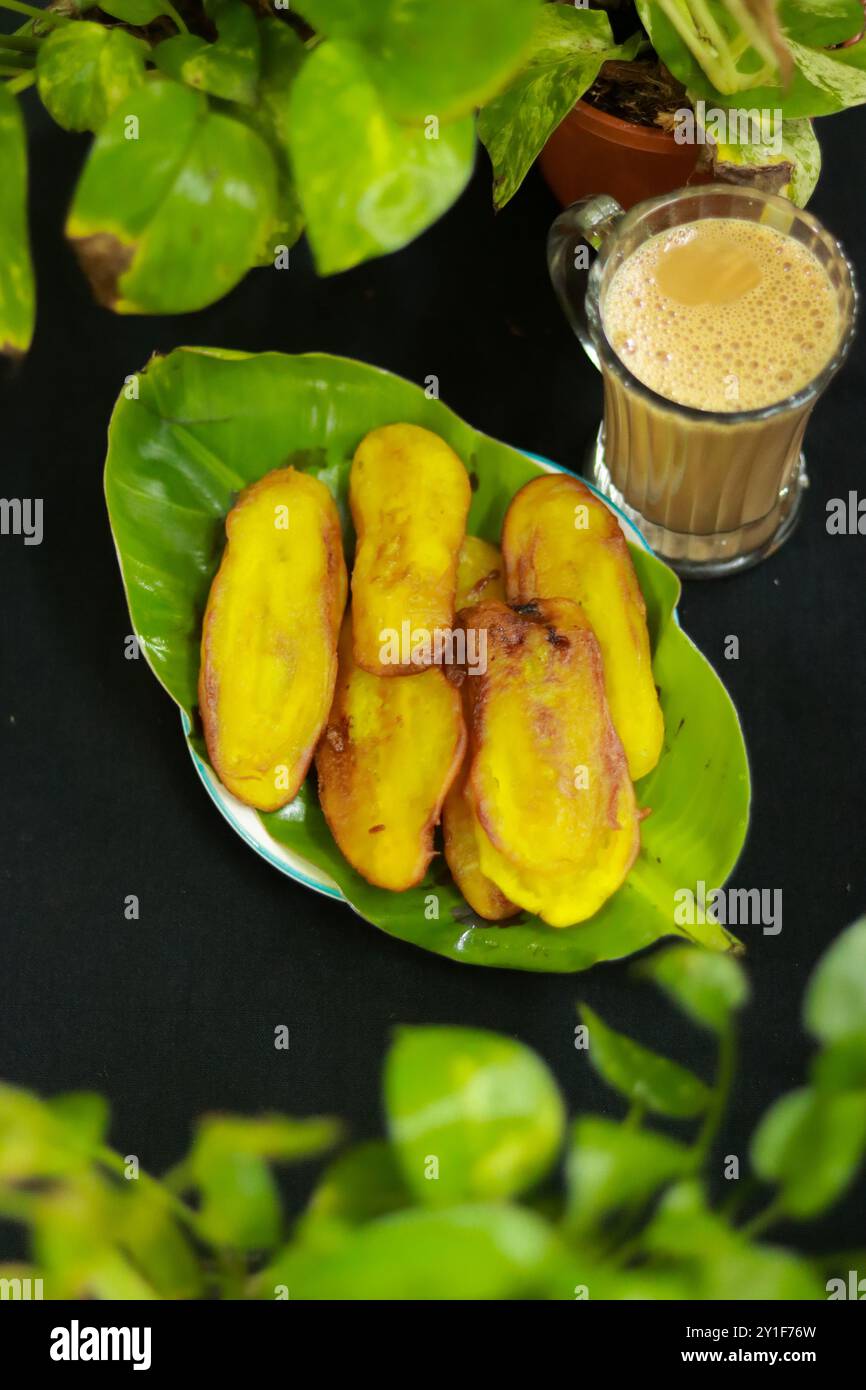 Pazhampori beef roast photo Stock Photo - Alamy