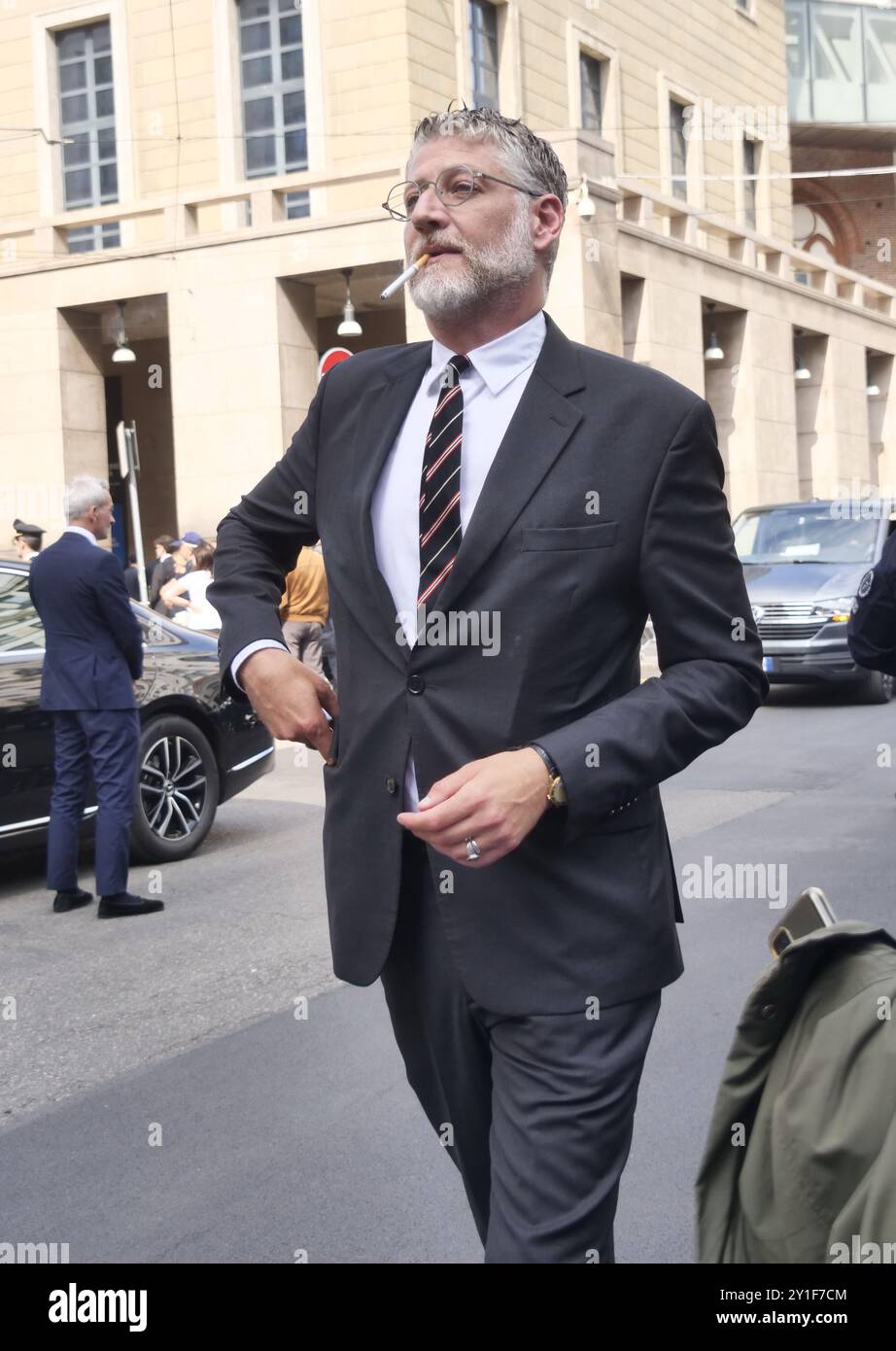 After Sangiuliano's resignation, Alessandro Giuli was appointed by ...