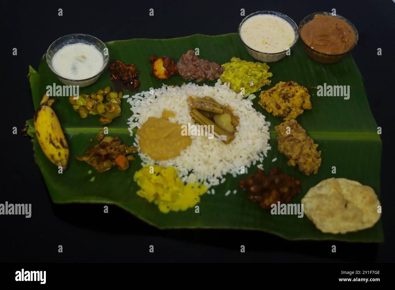 Kerala Style Lunch Photography meals photography Stock Photo - Alamy