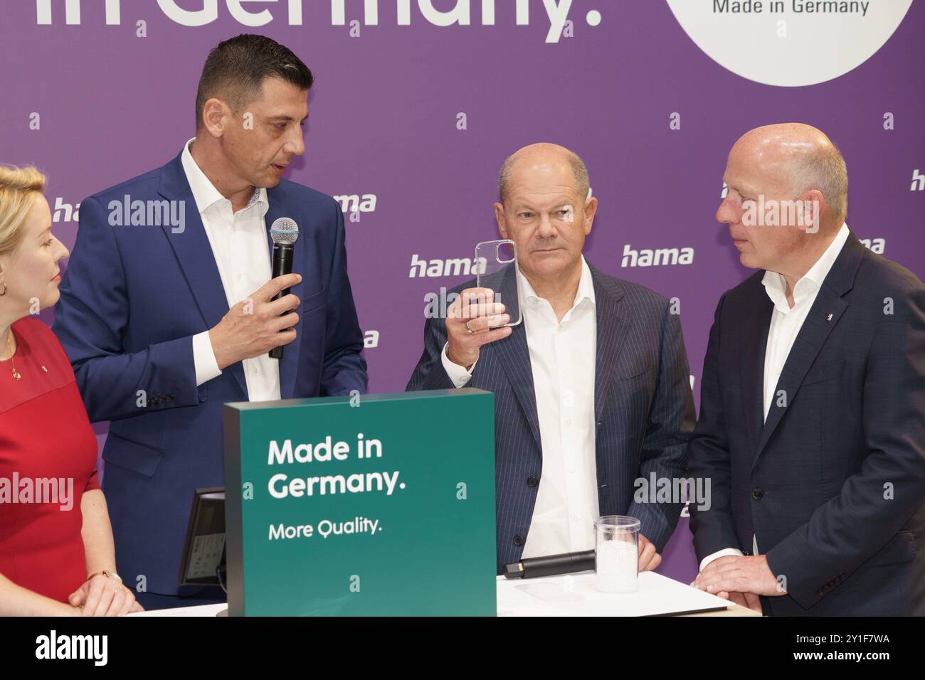 Presss tour with german chancellor atm100's IFA 2024 , Berlin, Germany ...