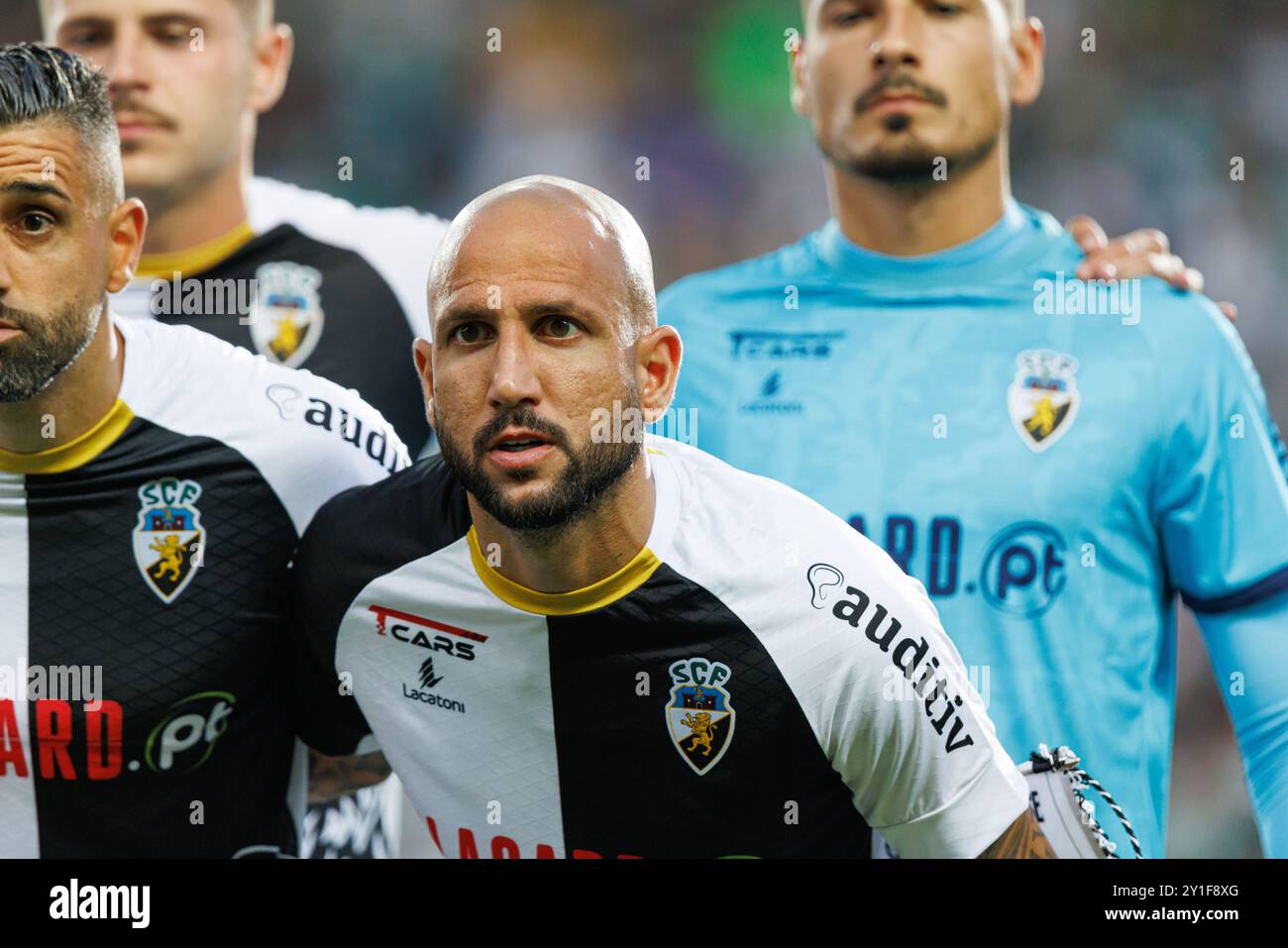 Neto seen during Liga Portugal game between teams of SC Farense and ...
