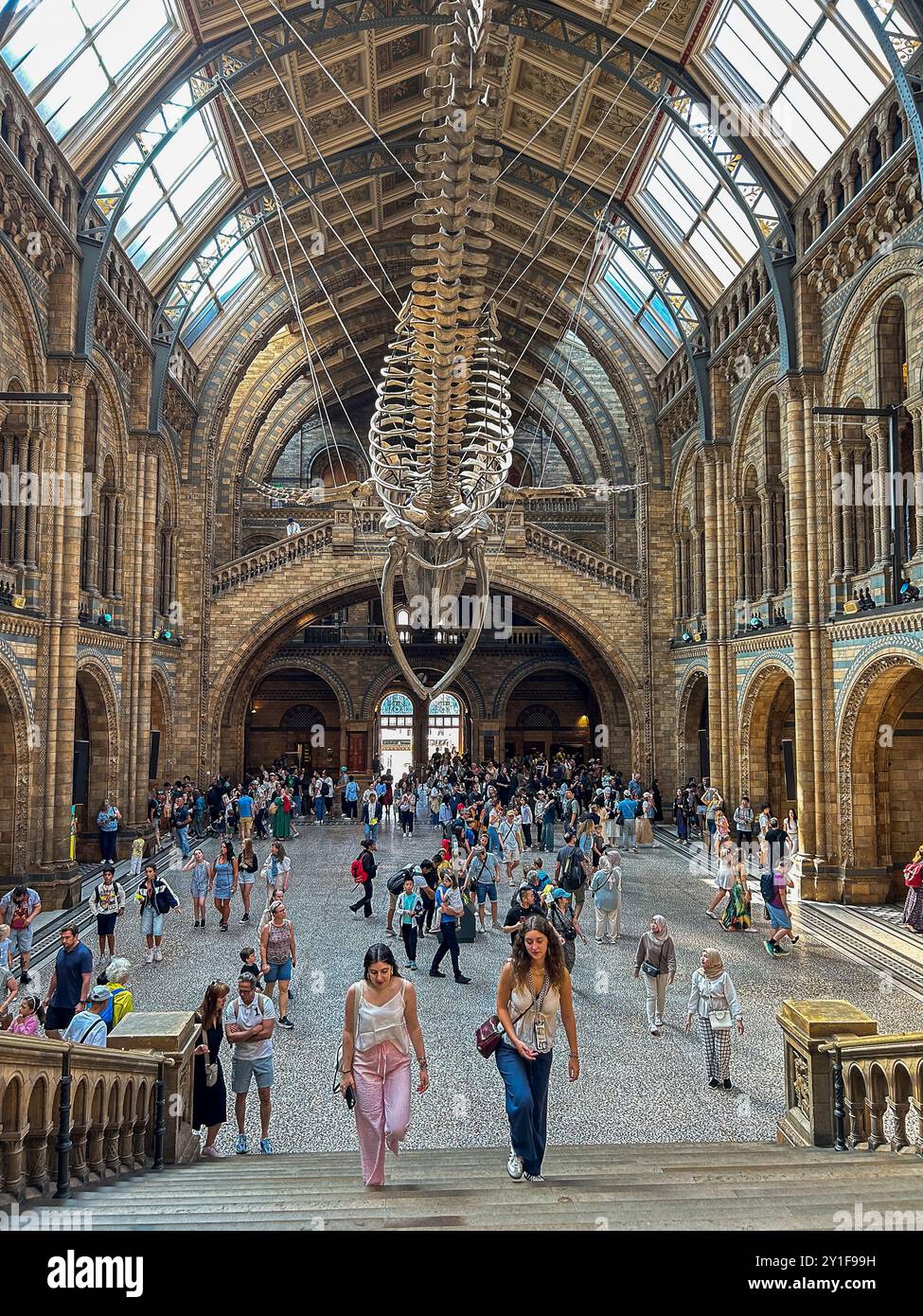 London, Great Britain, High Angle, Wide Angle View, Tourists Visiting ...