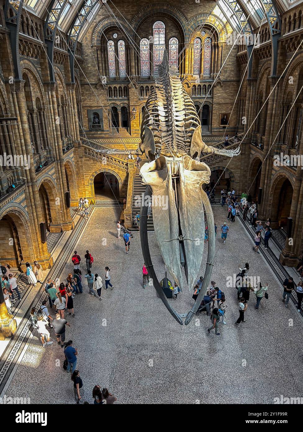 London, Great Britain, High Angle, Wide Angle View, Tourists Visiting ...