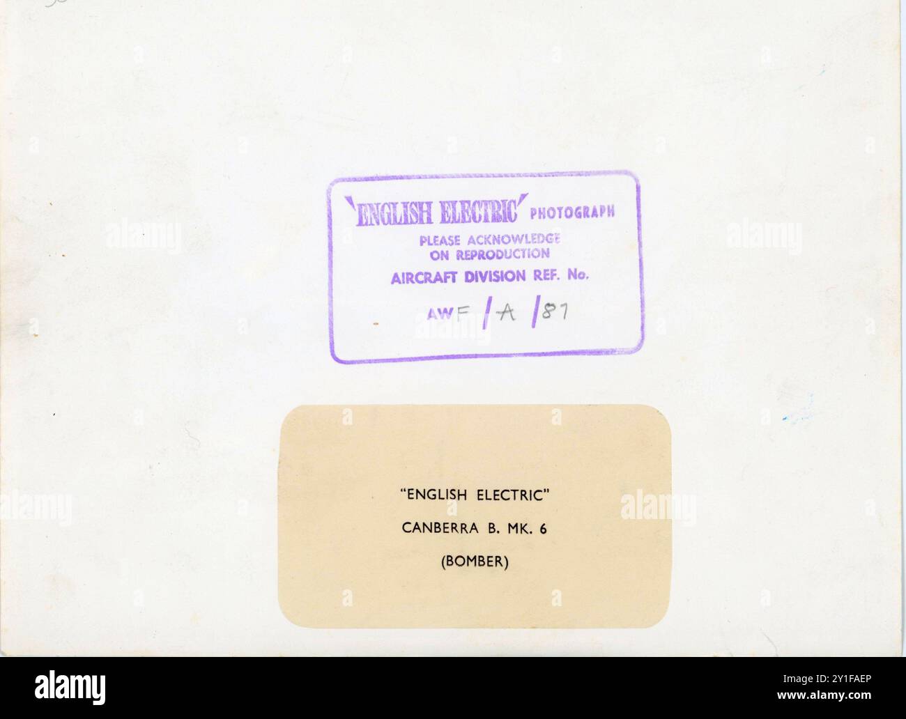 English Electric Canberra Jet Aircraft. The first jet powered bomber ...