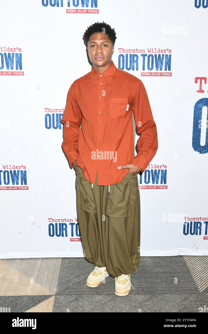 Ephraim Sykes Photo Call for THORNTON WILDER s OUR TOWN Photo Op, The ...