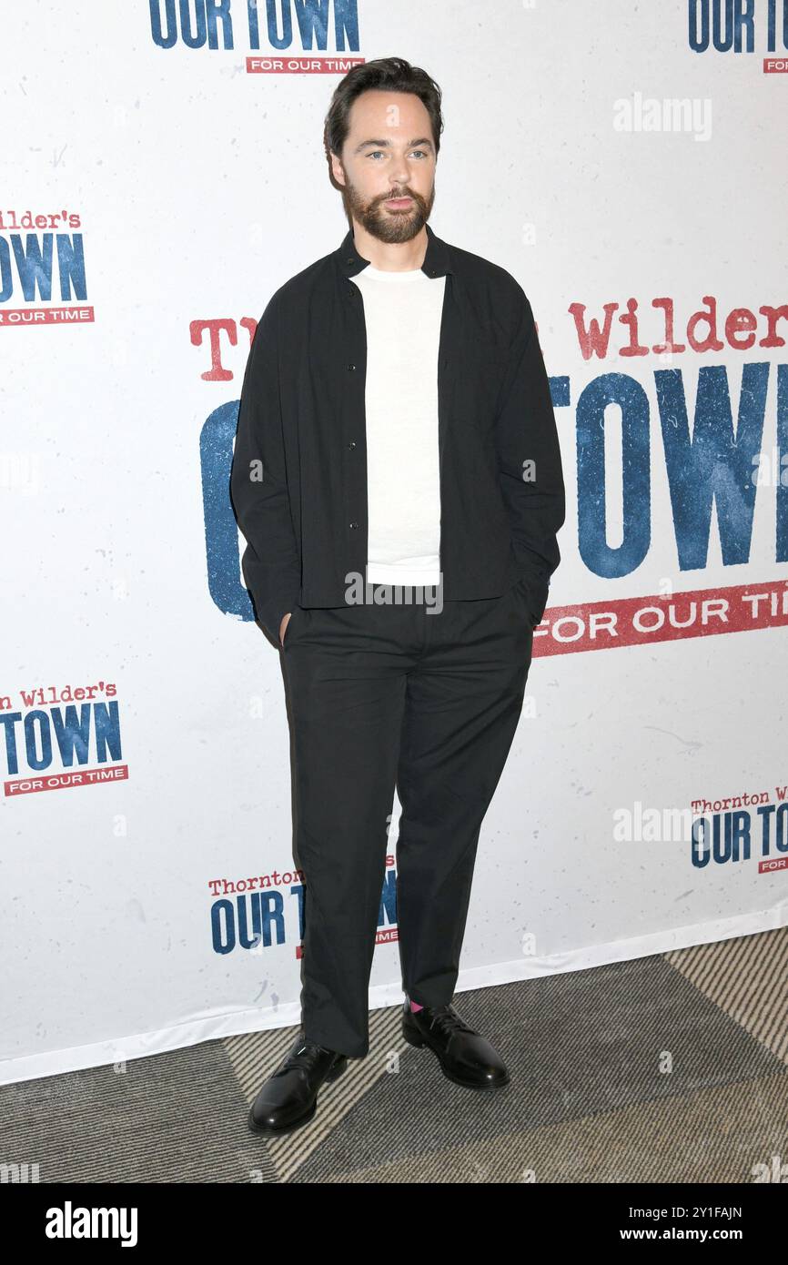 Jim Parsons Photo Call for THORNTON WILDER s OUR TOWN Photo Op, The ...