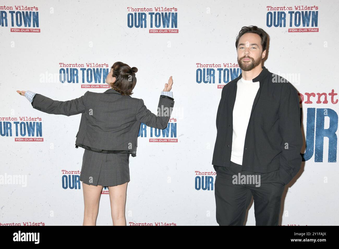 Zoey Deutch, Jim Parsons Photo Call for THORNTON WILDER s OUR TOWN ...