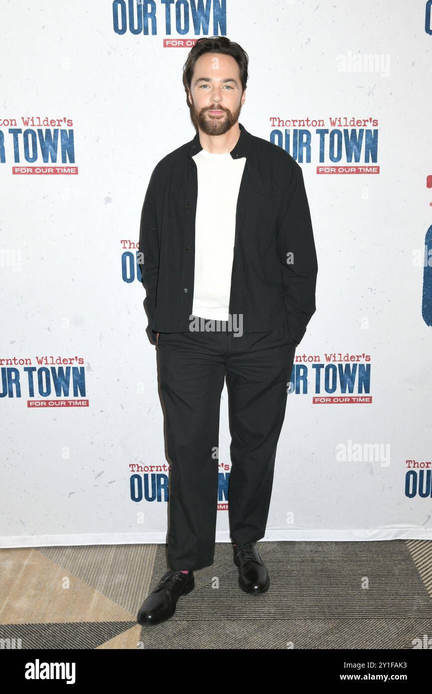 Jim Parsons Photo Call for THORNTON WILDER s OUR TOWN Photo Op, The ...