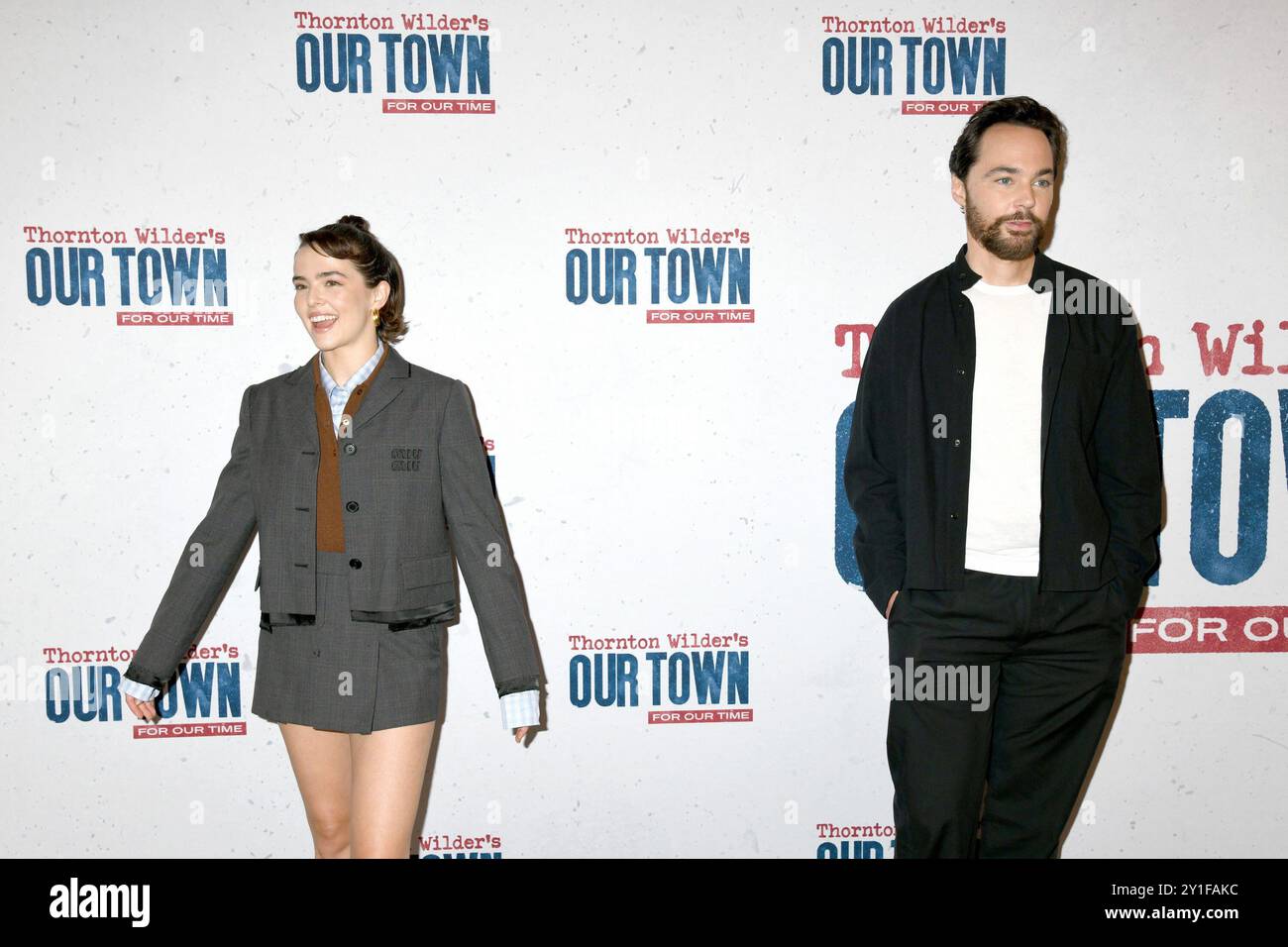 Zoey Deutch, Jim Parsons Photo Call for THORNTON WILDER s OUR TOWN ...