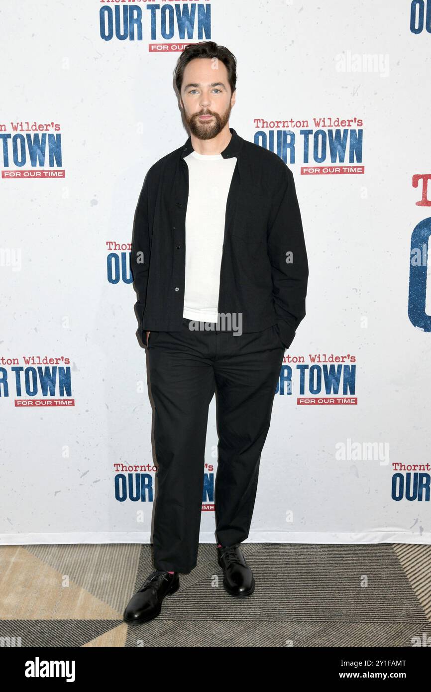 Jim Parsons Photo Call for THORNTON WILDER s OUR TOWN Photo Op, The ...