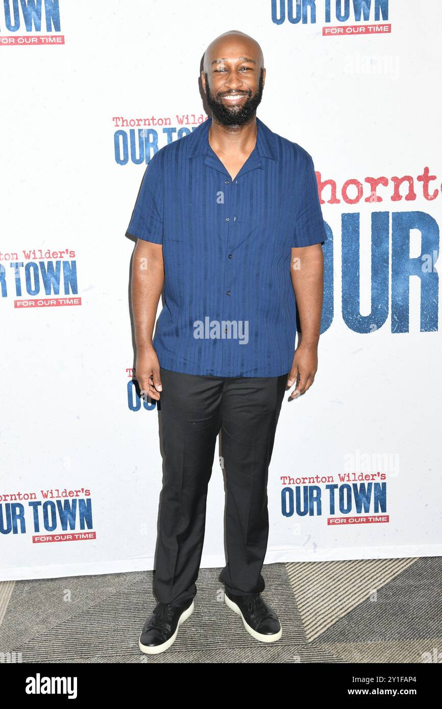 Donald Webber Jr. Photo Call for THORNTON WILDER s OUR TOWN Photo Op ...
