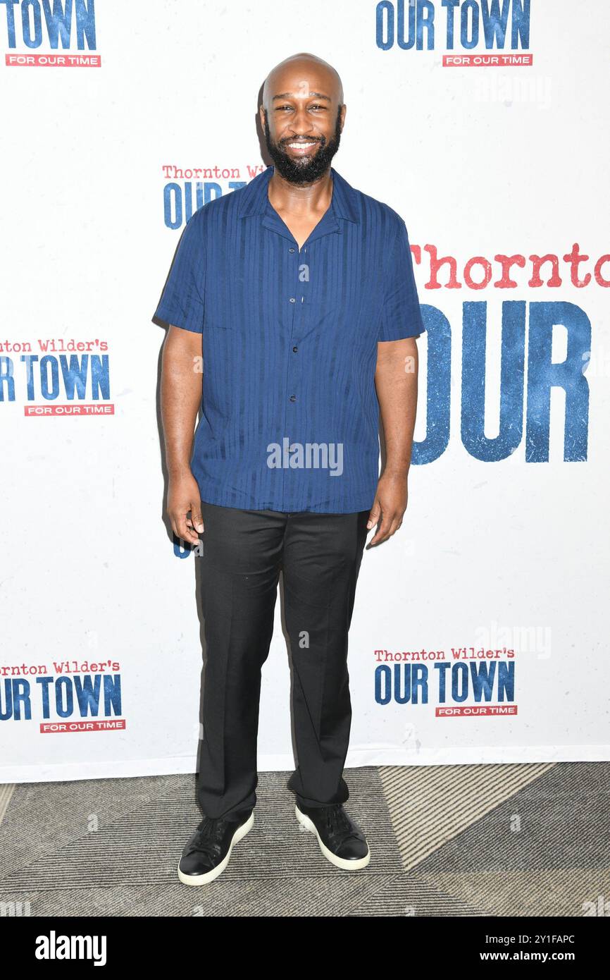 Donald Webber Jr. Photo Call for THORNTON WILDER s OUR TOWN Photo Op ...