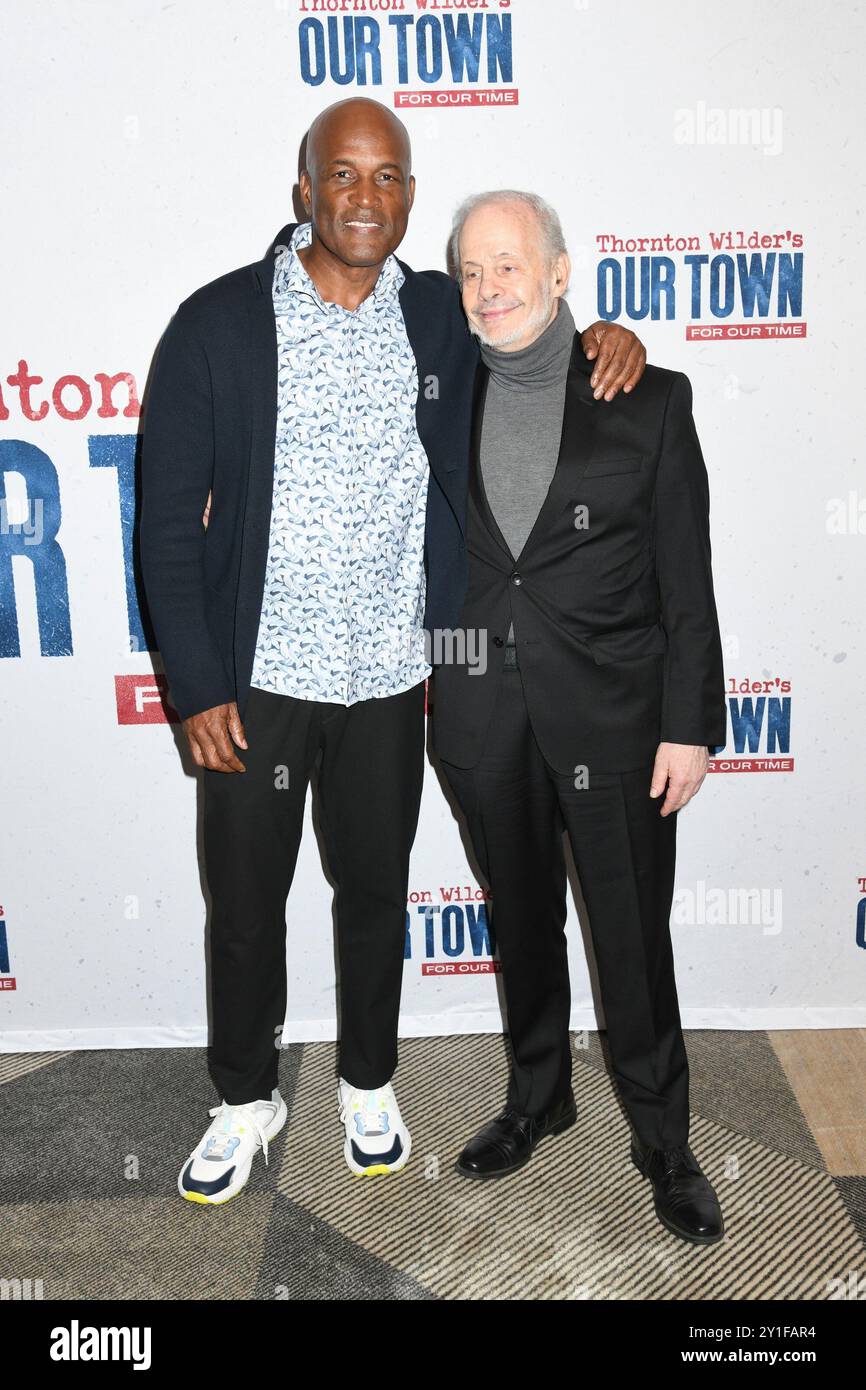 Kenny Leon, Jeffrey Richards Photo Call for THORNTON WILDER s OUR TOWN Photo Op, The Algonquin ...