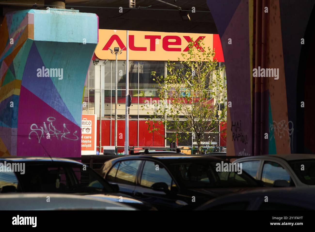 Bucharest, Romania - September 04, 2024: A store of the Romanian company Altex , that sells ...
