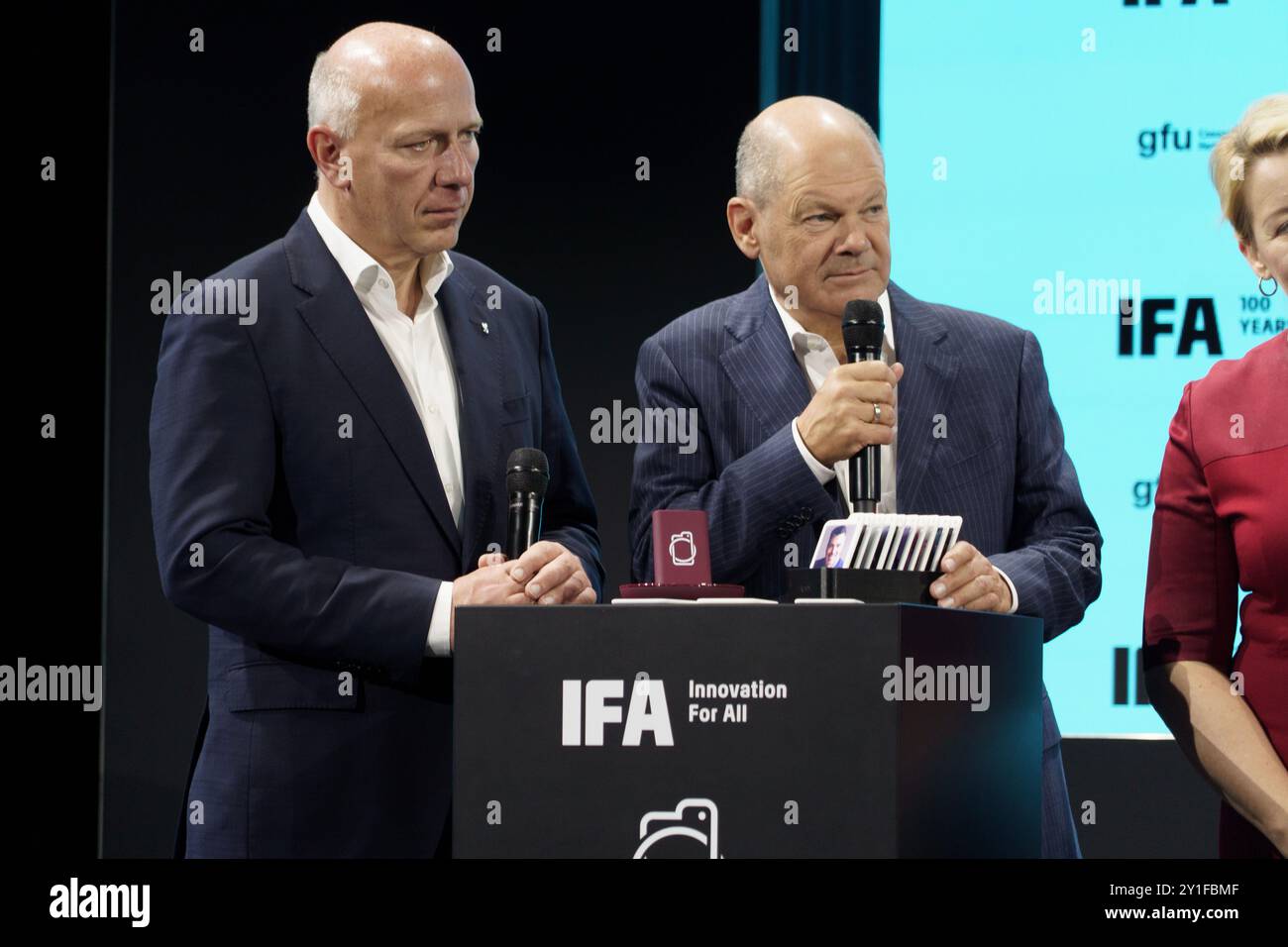 Presss tour with german chancellor atm100's IFA 2024 , Berlin, Germany ...