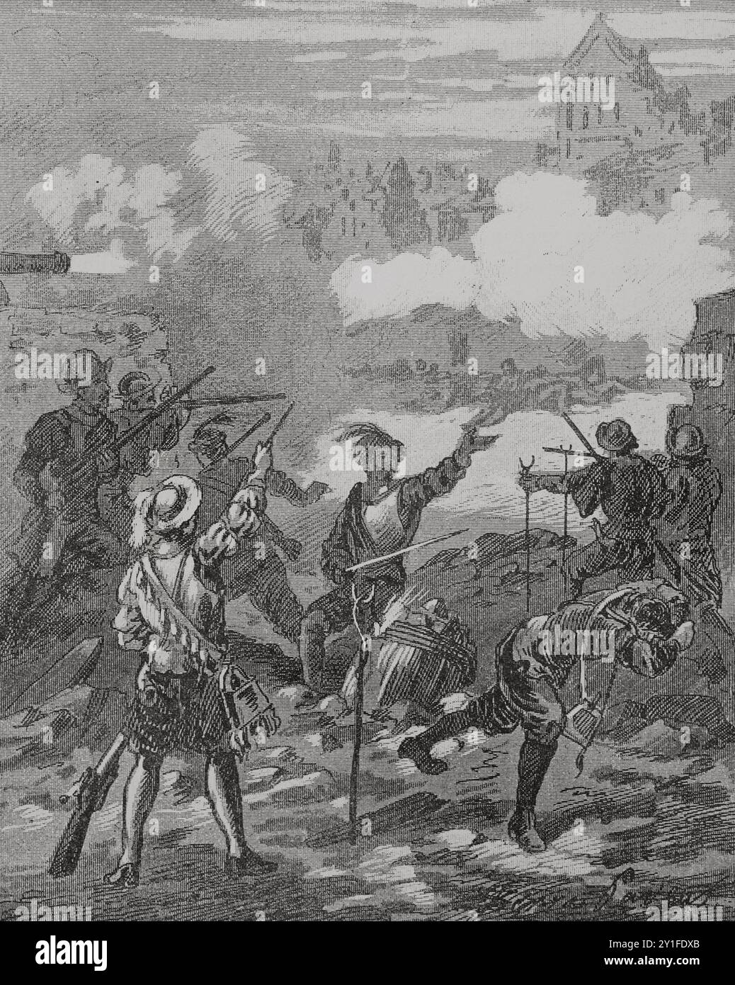 Eighty Years' War (1568-1648). Siege of Maastricht (March 12 to July 1 ...