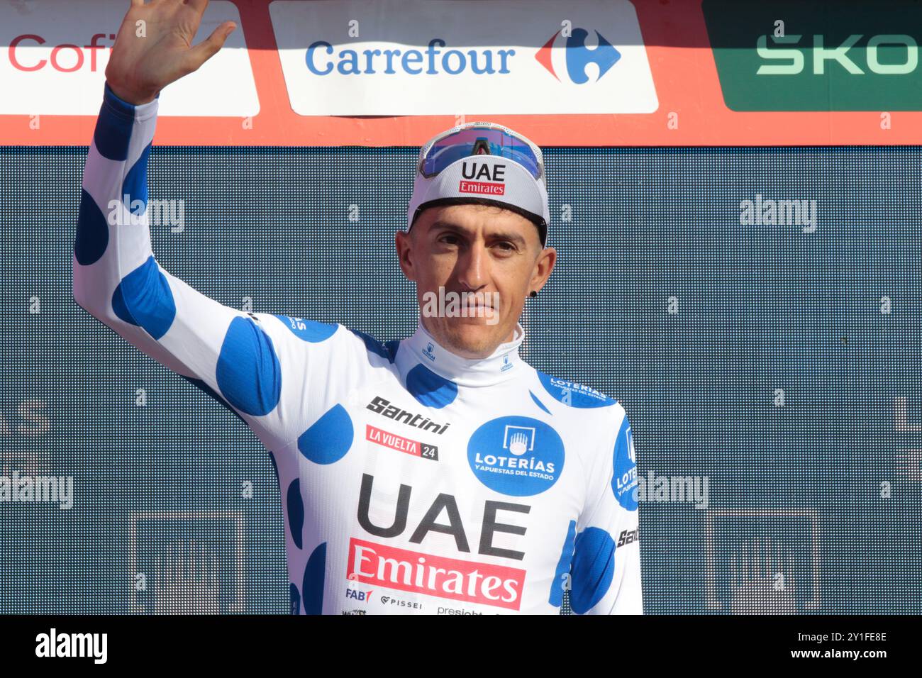 Marc Soler Spain Catalan UAE rider animated many stages of La Vuelta ...