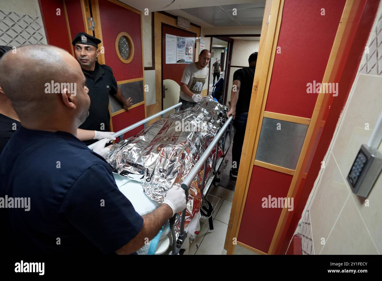 Nablus, Palestine. 06th Sep, 2024. (EDITOR'S NOTE: Image depicts death ...