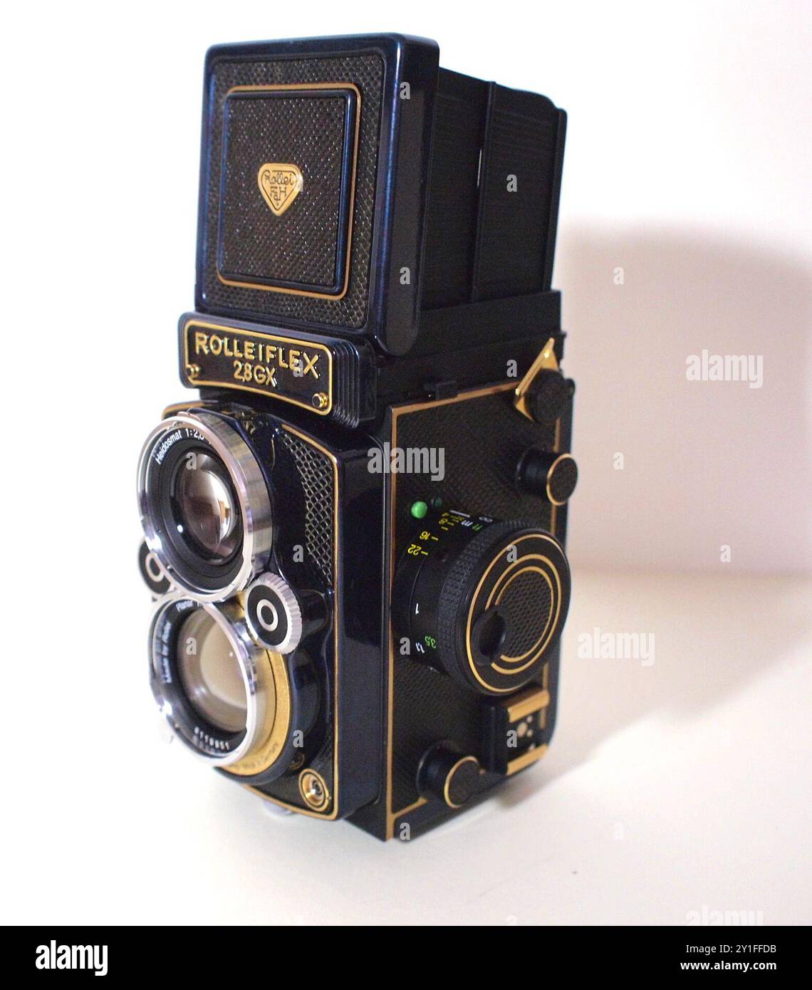 A series of images showing some special editions of the Rolleiflex TLR ...