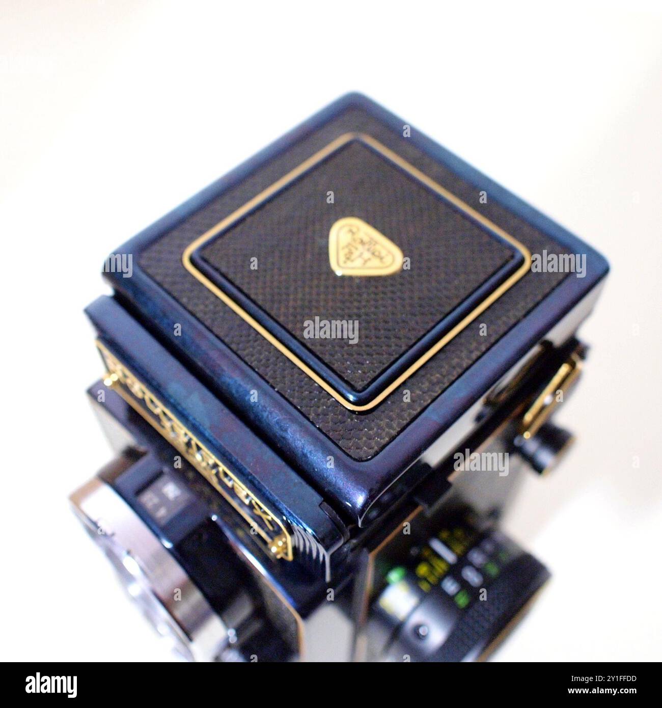 A series of images showing some special editions of the Rolleiflex TLR ...