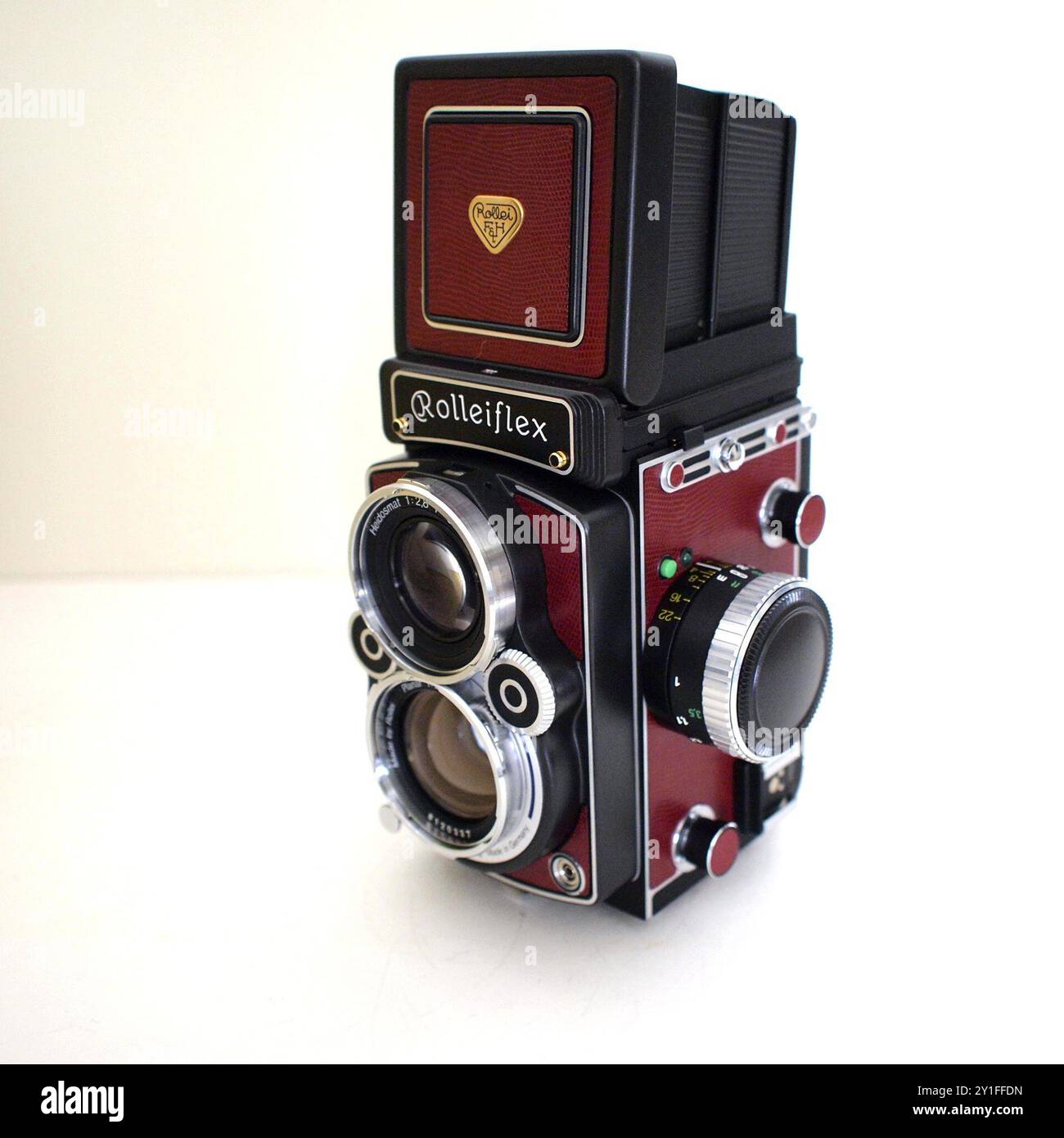 A series of images showing some special editions of the Rolleiflex TLR ...