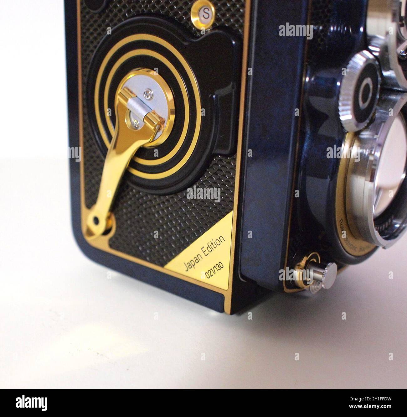 A series of images showing some special editions of the Rolleiflex TLR ...