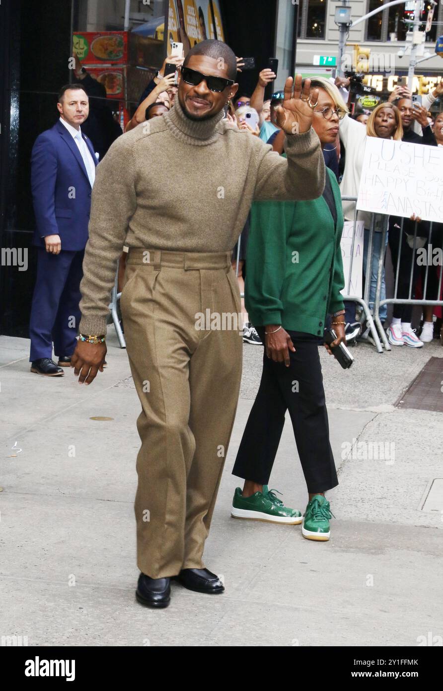 September 06, 2024 Usher on Good Morning America to talk about his ...