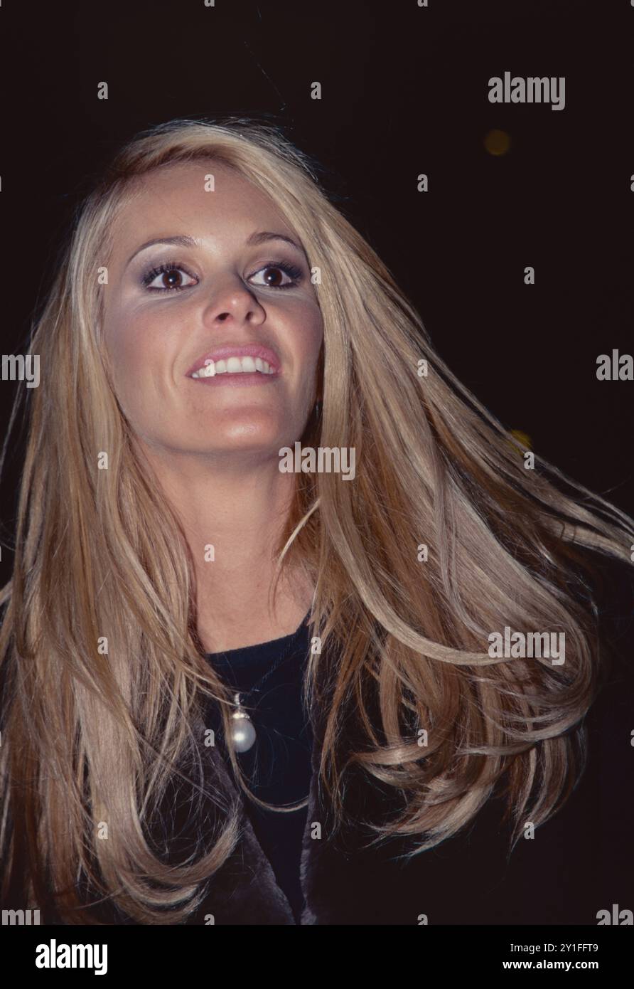 Elle Macpherson in New York City on April 5, 1995. Photo Credit: Henry ...