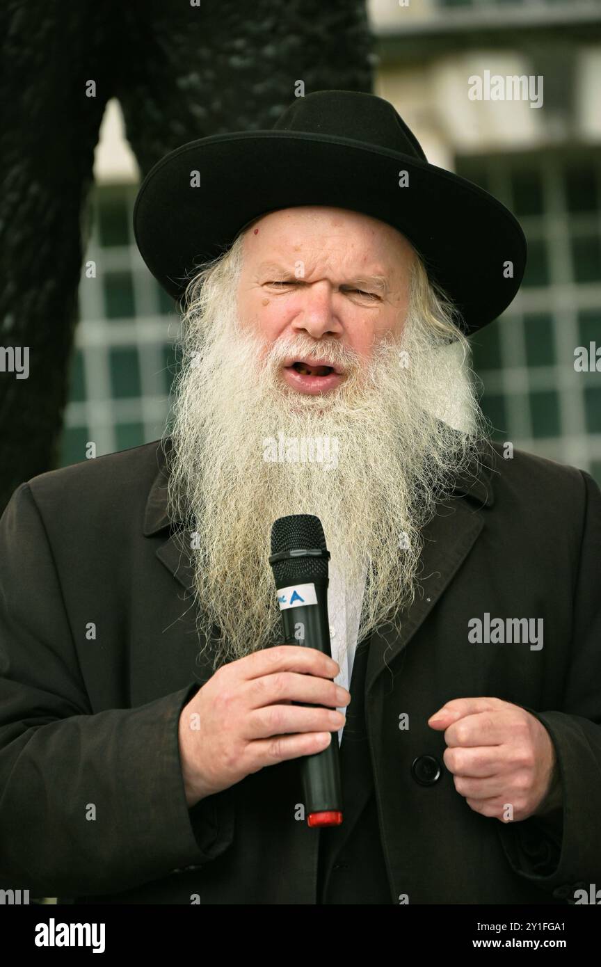 LONDON, ENGLAND: 6th September 2024: Speaker Herschel Gluck OBE is a ...