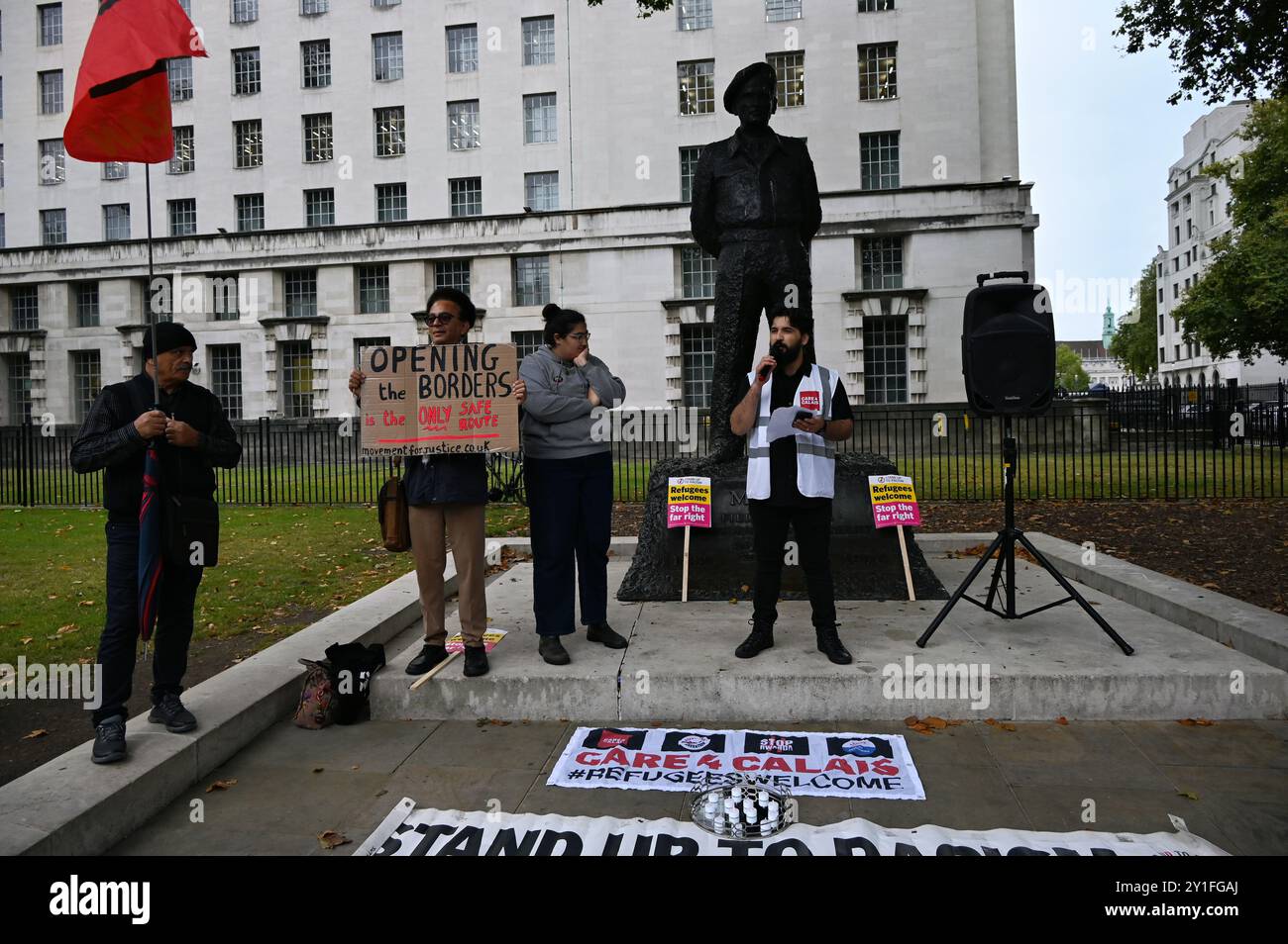 LONDON, ENGLAND: 6th September 2024: Speaker Milad Azad Hamidi ...