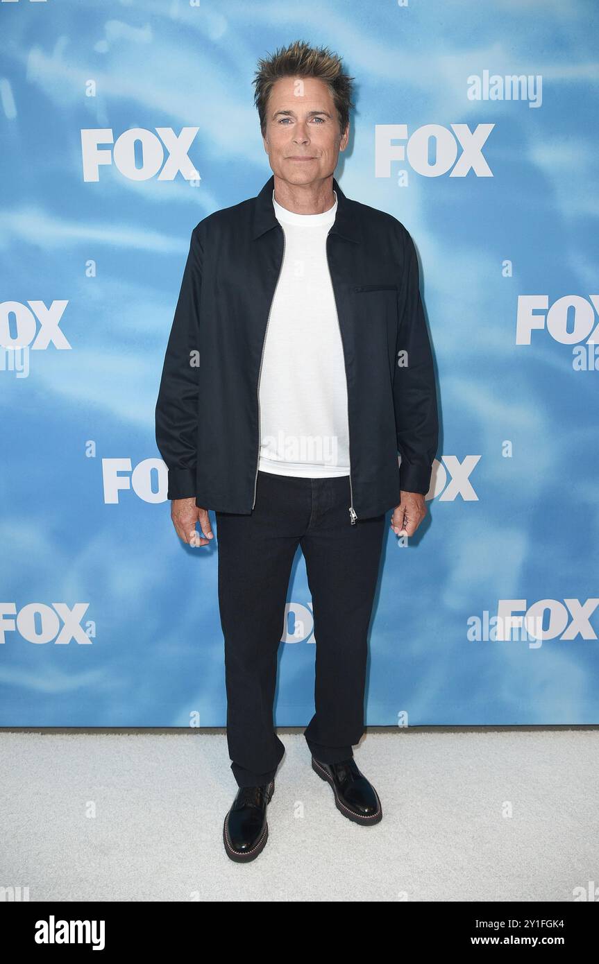 Rob Lowe seen during the FOX Fall Press Day at the FOX Studio Lot on ...