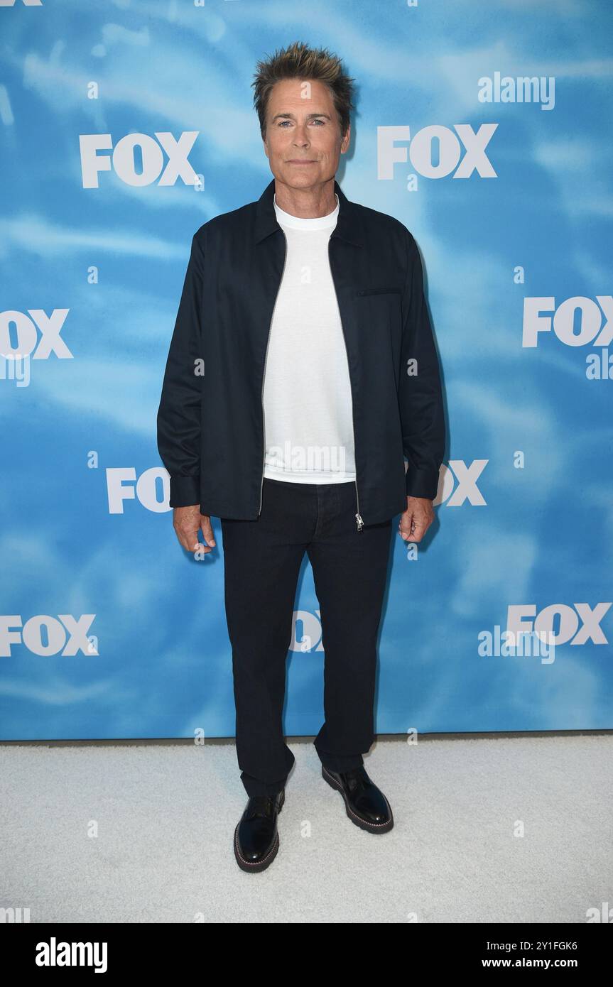 Rob Lowe seen during the FOX Fall Press Day at the FOX Studio Lot on ...