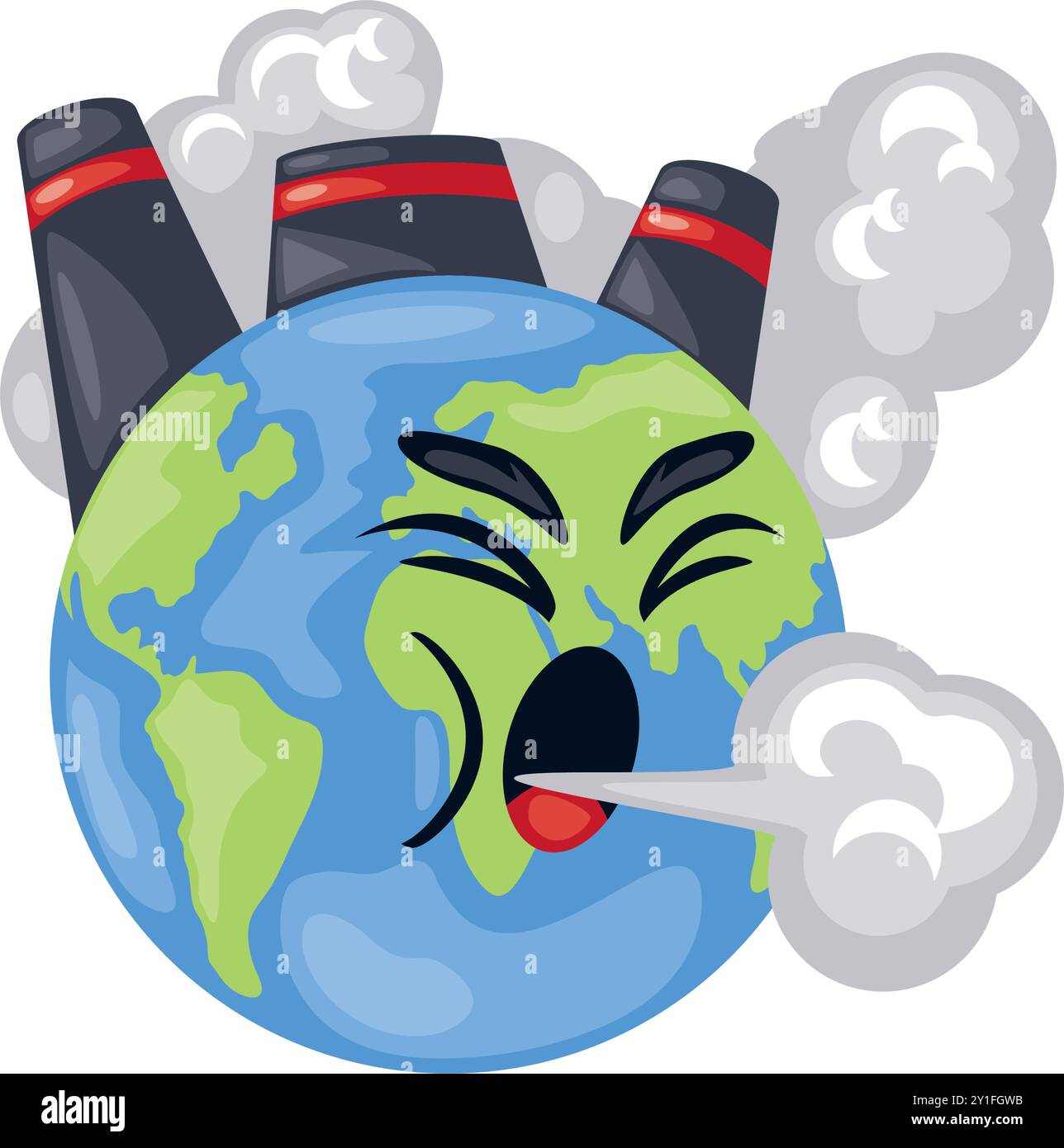 Coughing earth hi-res stock photography and images - Alamy