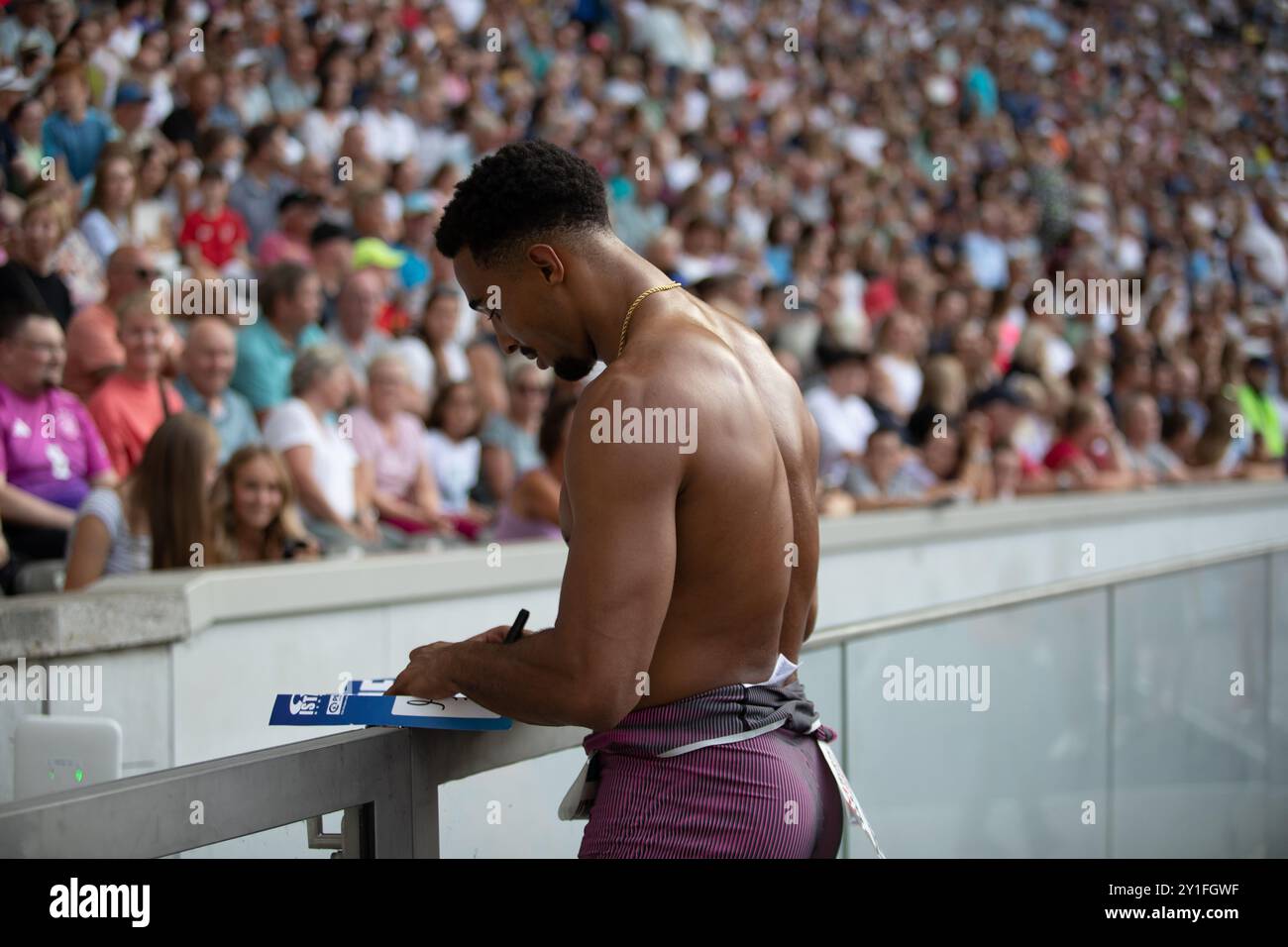 Berlin, Germany. 01rd Sep, 2024. Athletics, Meeting, ISTAF: 100m men ...