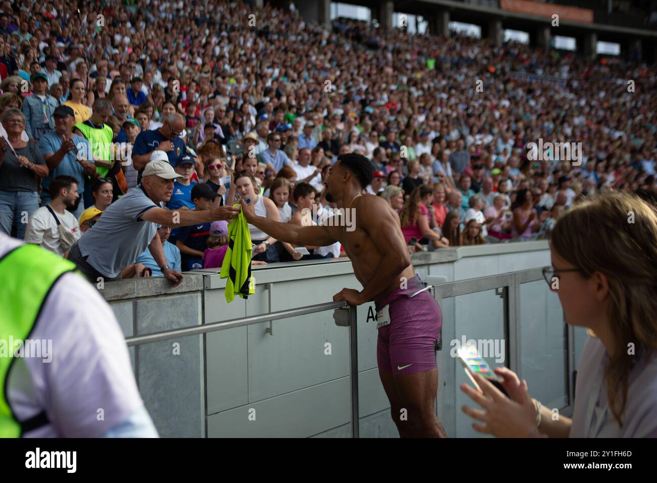 Berlin, Germany. 01rd Sep, 2024. Athletics, Meeting, ISTAF: 100m men ...