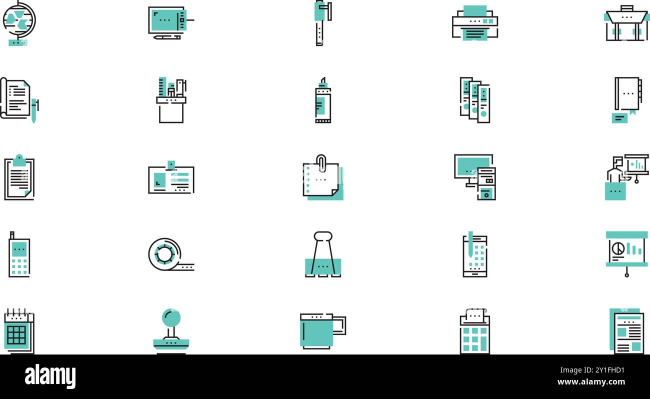 Workplace icons High-Quality Vector Icons Collection with Editable ...