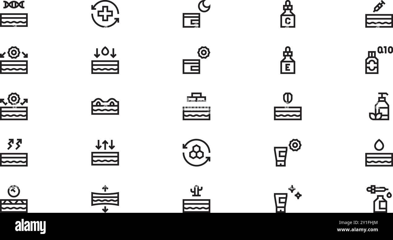 Skin icons High-Quality Vector Icons Collection with Editable Stroke ...