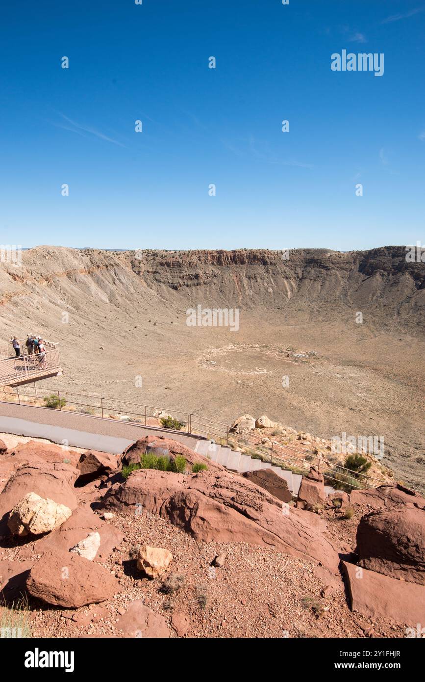 Meteor Crater Natural Landmark, Arizona Stock Photo - Alamy