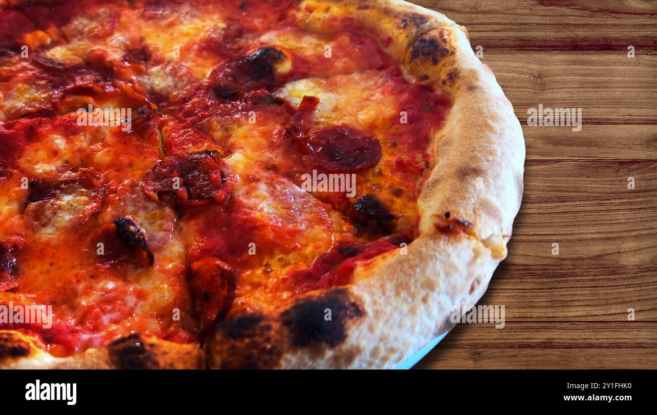 neapolitan homemade pizza margarita from the brick oven. Napoleon ...
