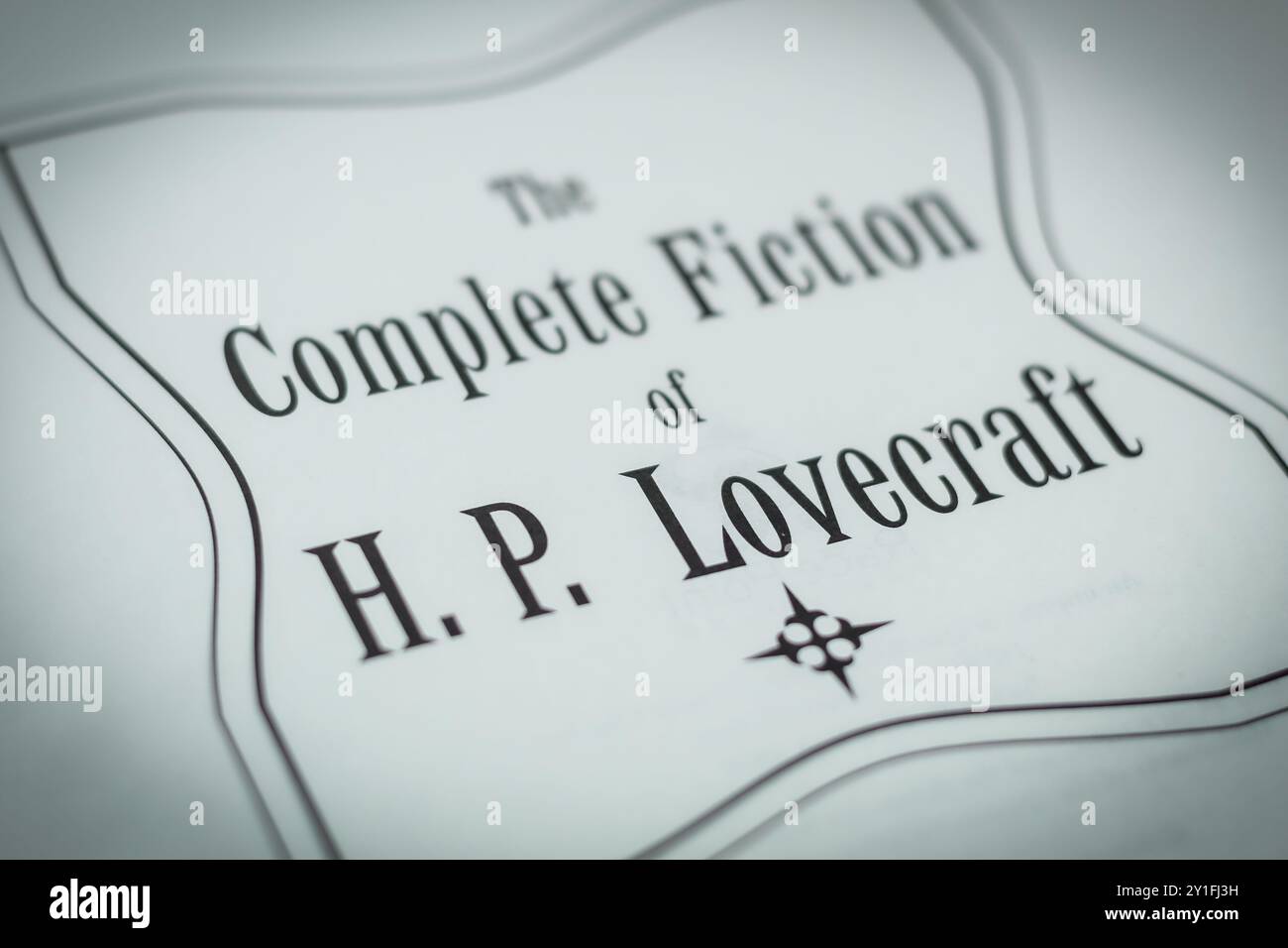 Houston, Texas, USA - September 5, 2024: The Complete Fiction of H.P ...