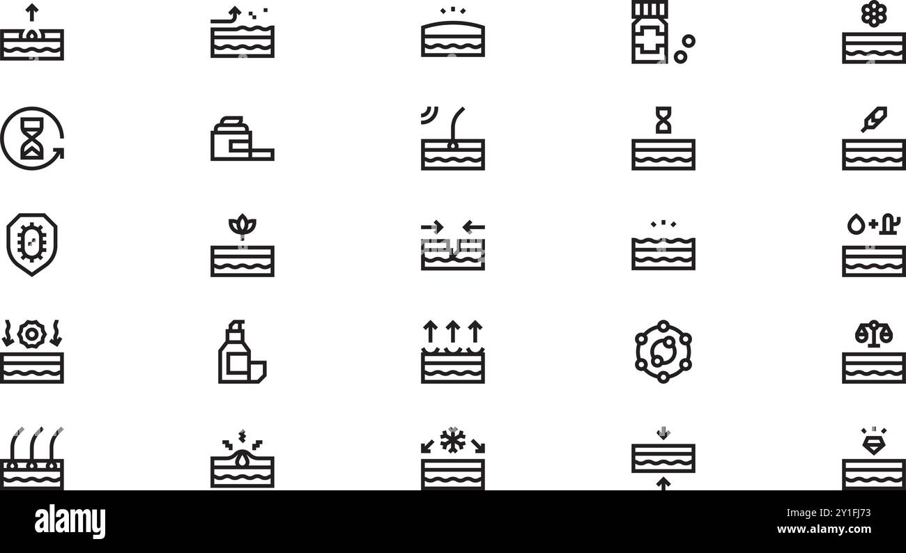 Skin icons High-Quality Vector Icons Collection with Editable Stroke ...