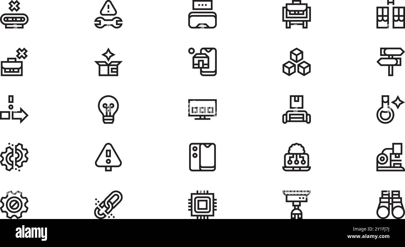 Business disruption icons High-Quality Vector Icons Collection with ...