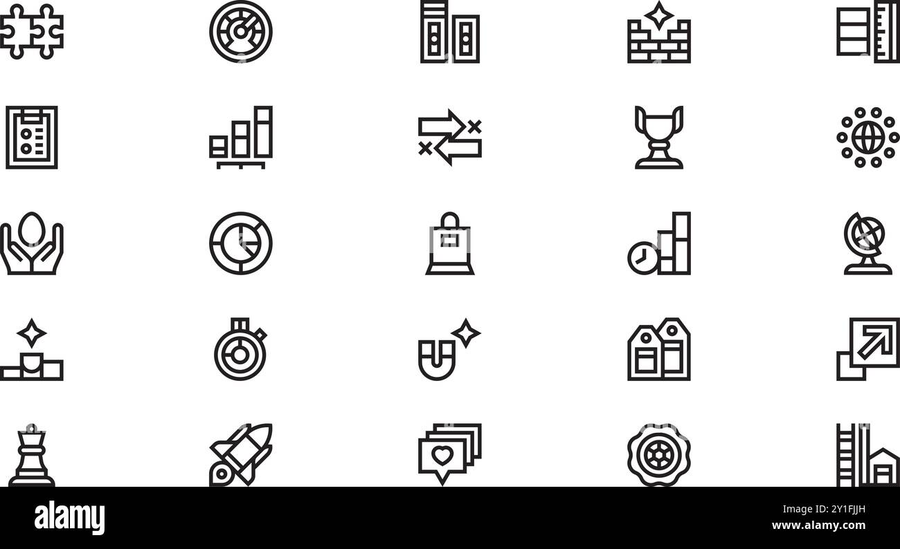 Business disruption icons High-Quality Vector Icons Collection with ...