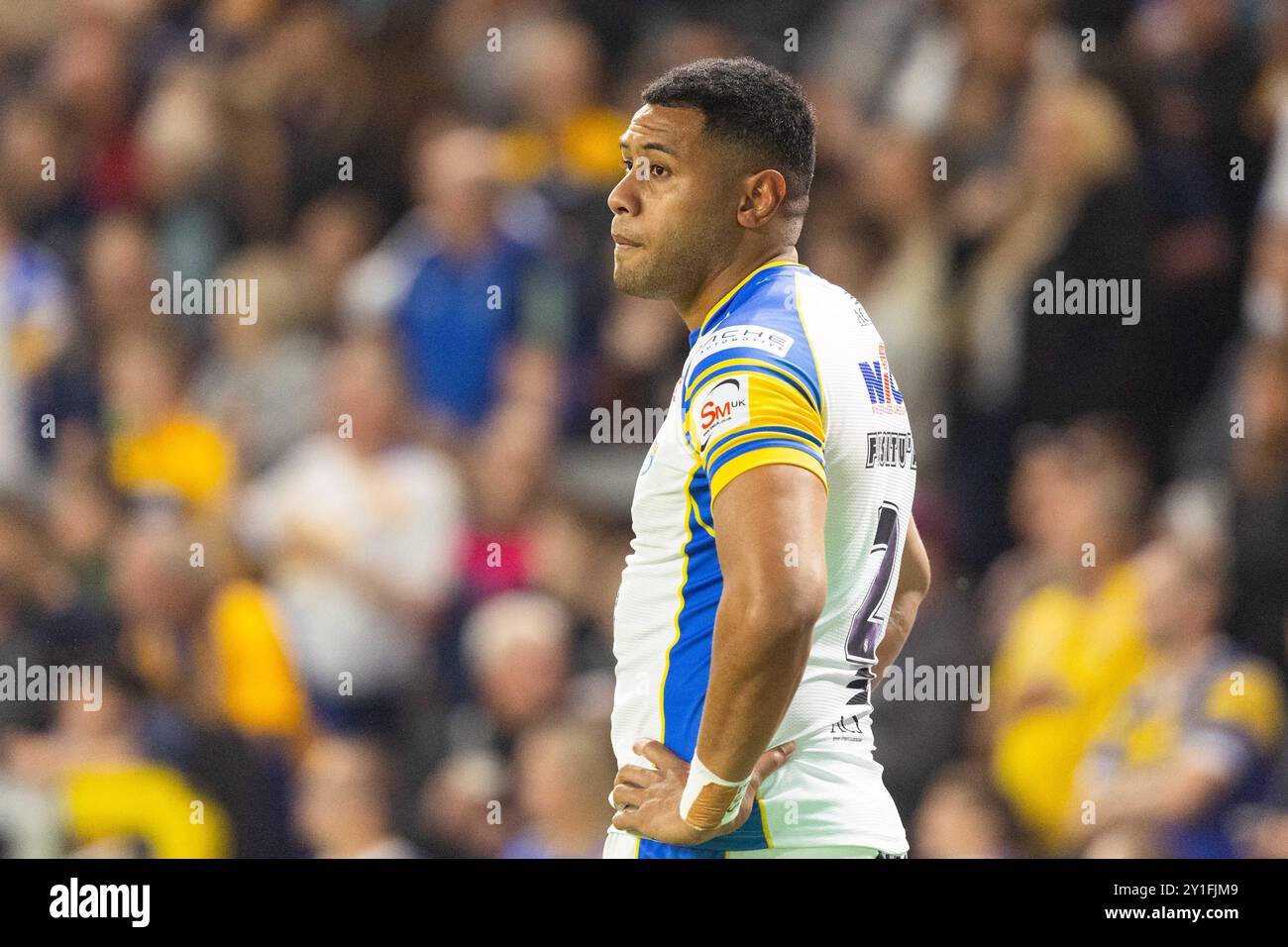 David Fusitu'a ( 2 ) of Leeds Rhinos Stock Photo - Alamy