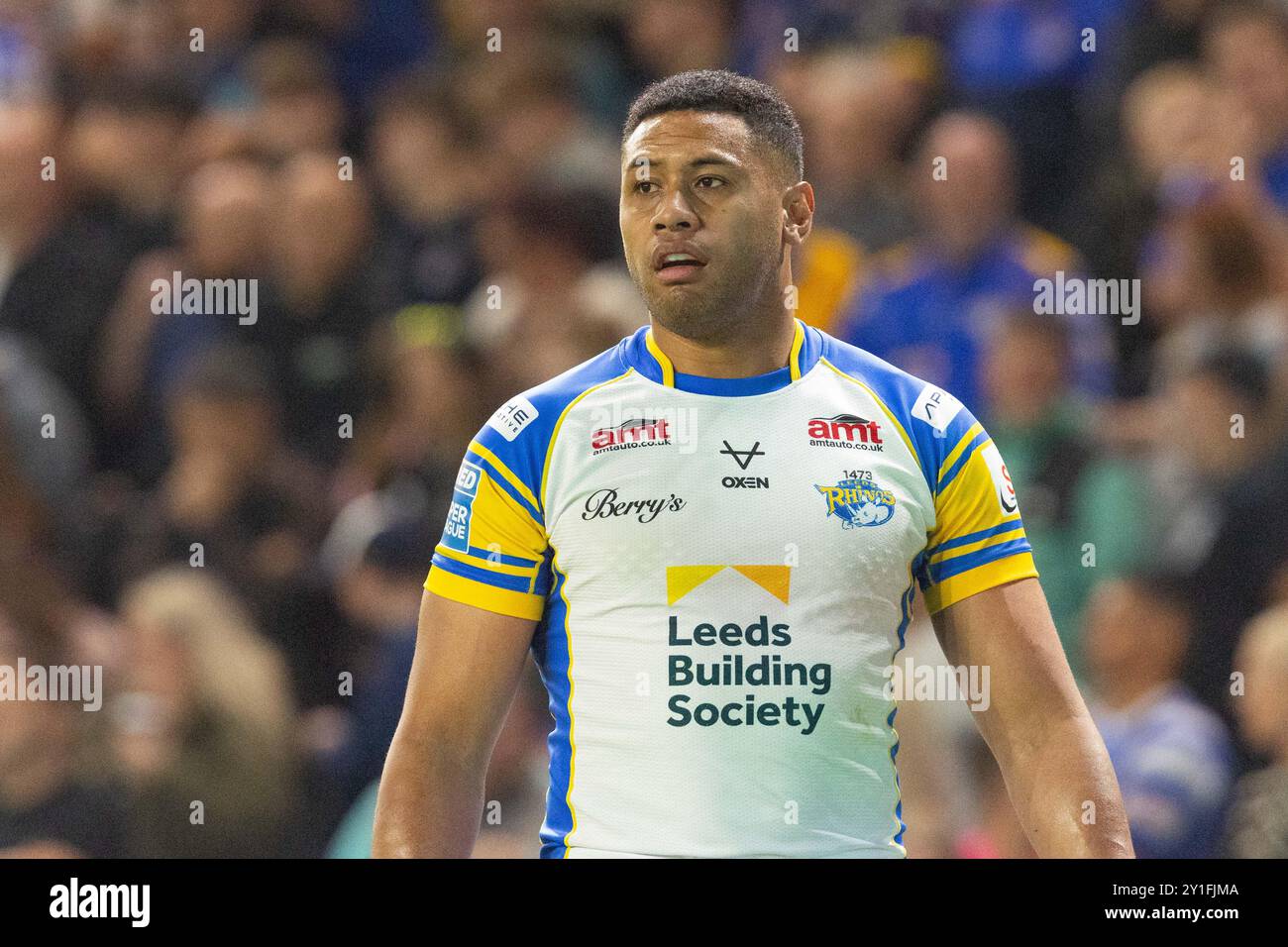 David Fusitu'a ( 2 ) of Leeds Rhinos Stock Photo - Alamy