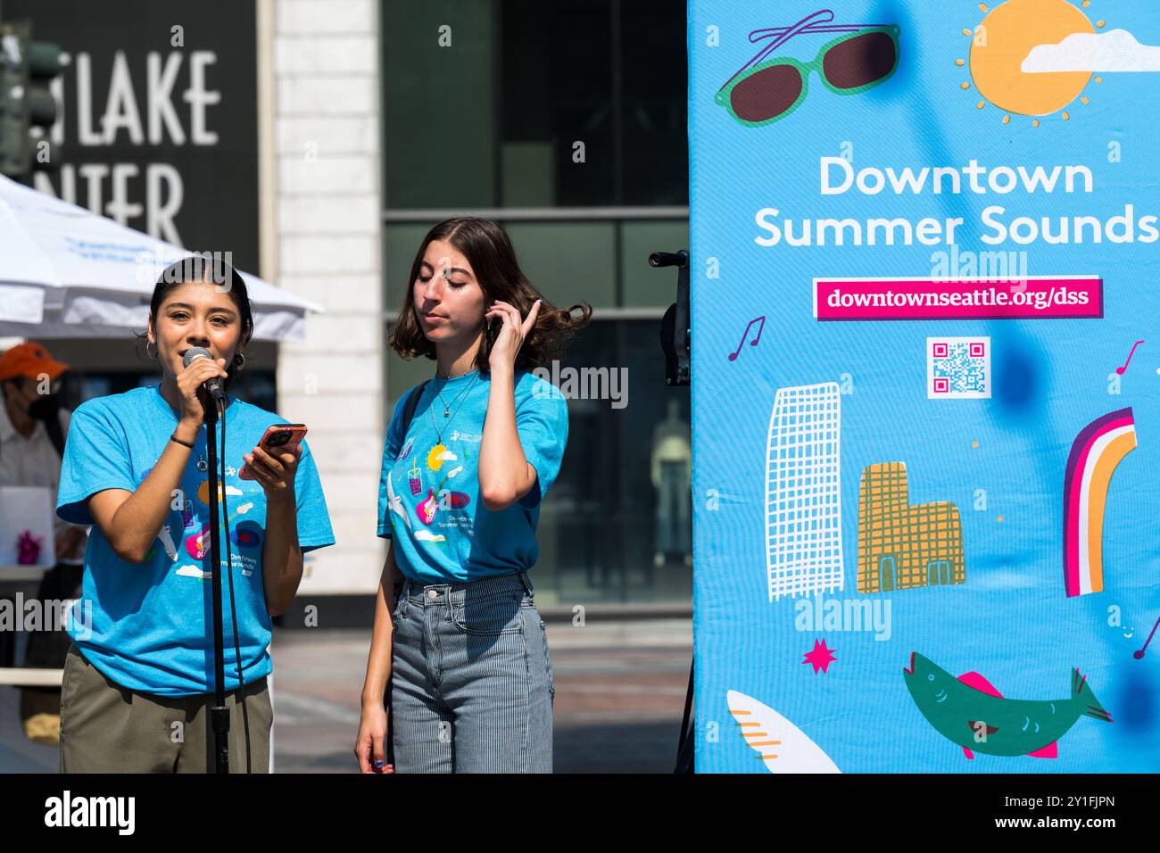Seattle, USA. 6th Sep, 2024. Black Ends performing in Westlake Park at ...