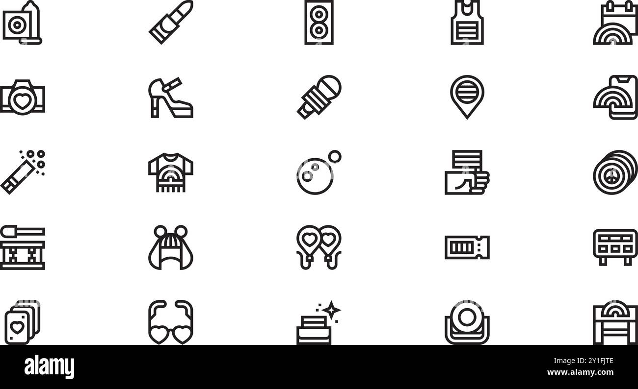 World pride day icons High-Quality Vector Icons Collection with ...