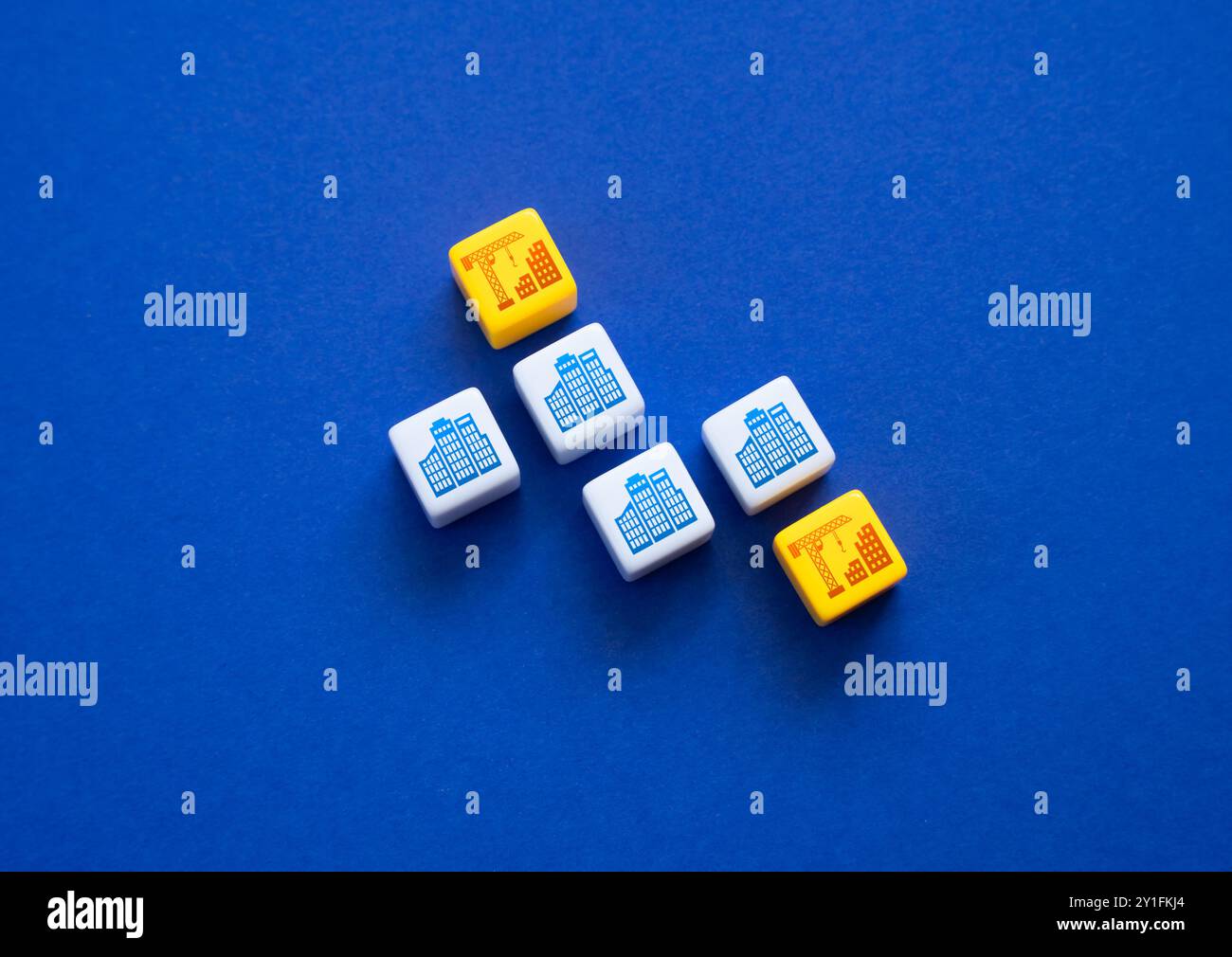 Existing housing and new construction. Apartments and residential ...