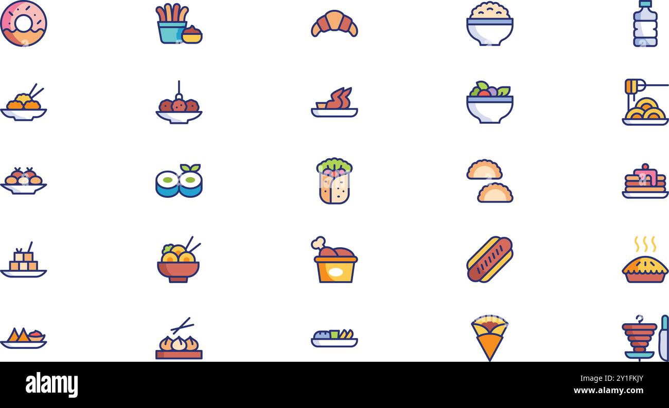 Food icons High-Quality Vector Icons Collection with Editable Stroke ...